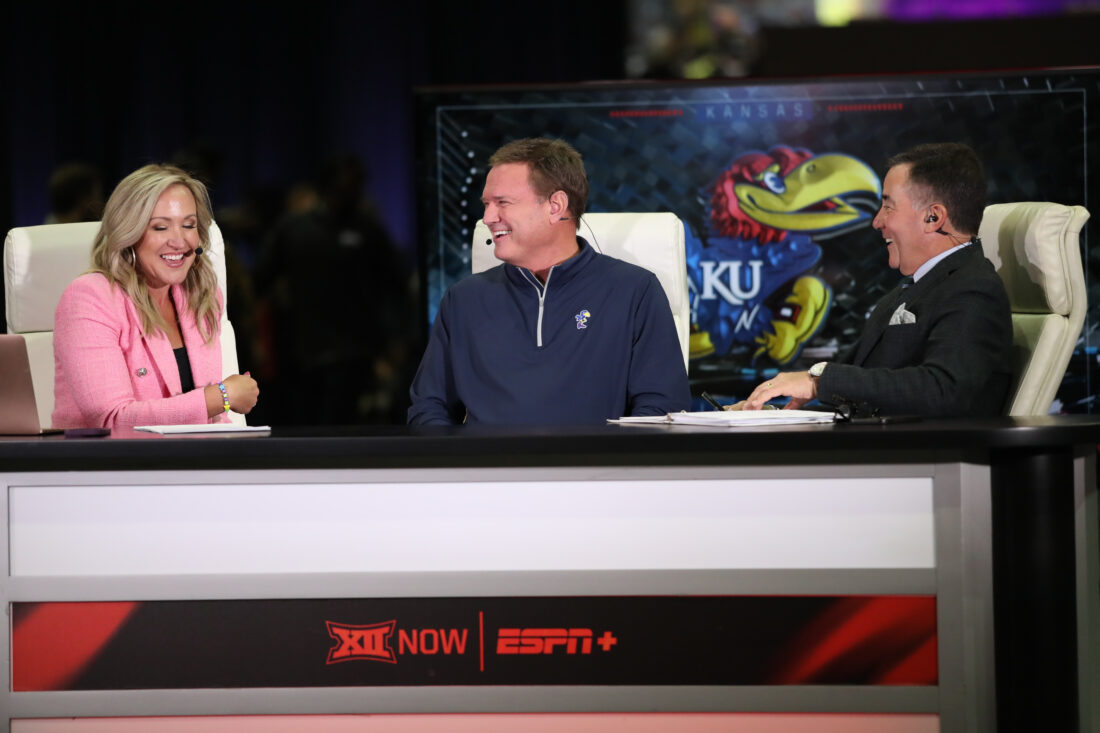 Kansas forward Jalen Wilson shows off title ring at Big 12 media days ...